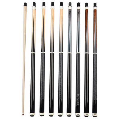 大头中式黑八科技前肢九球台球杆