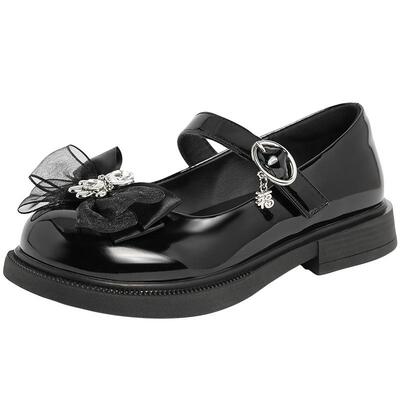 皮鞋百丽女童舒适公主