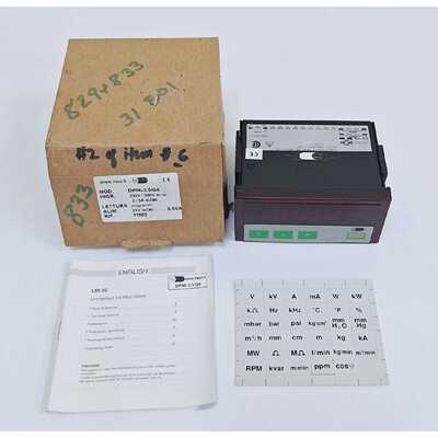 FASE Italy DP963.5G4 Multirange Panel Indicator