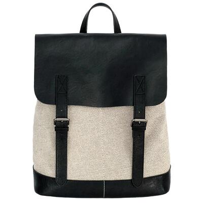 植鞣牛皮大容量双肩包休闲旅游