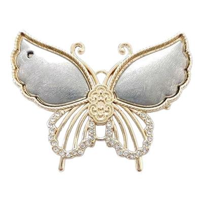 非遗宋锦螺钿点翠DIY国风新中式胸针底托