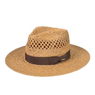 巴拿马镂空天然编织草帽