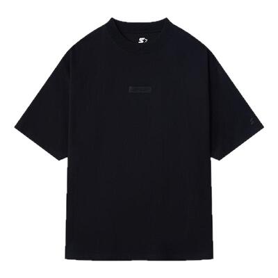 STARTERT恤2025夏季新款纯棉字母百搭通勤透气运动休闲短袖上衣