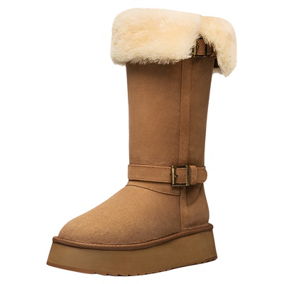 AUMU时尚两穿限量定制高筒雪地靴