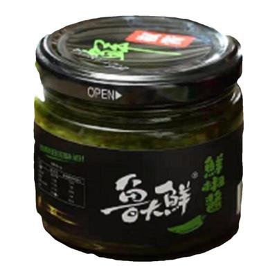 山东鲁大鲜现摘现做鲜椒酱瓶装
