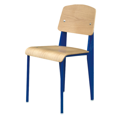 简约学生课桌椅现代设计师钢架椅