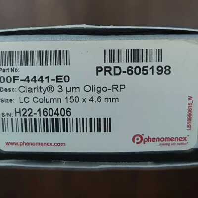 议价飞诺美Clarity? 3 μm Oligo-RP色谱柱00F-4441-E0 150 x 4.6