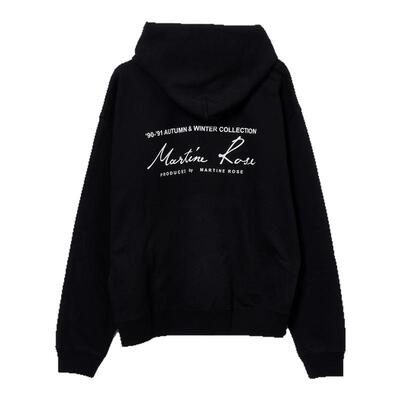 Martine Rose日常通勤中性字母印花连帽长袖卫衣银泰百货301596