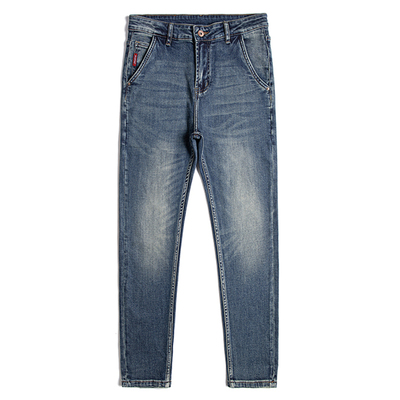 2025新款纯棉牛仔裤男直筒修身冬