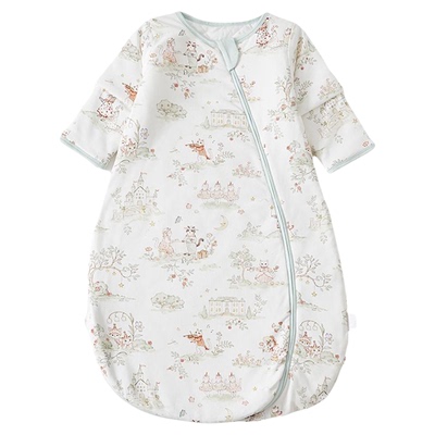 bubbletree婴儿睡袋一体式防踢被神器小月龄夹棉加厚宝宝冬款竹棉