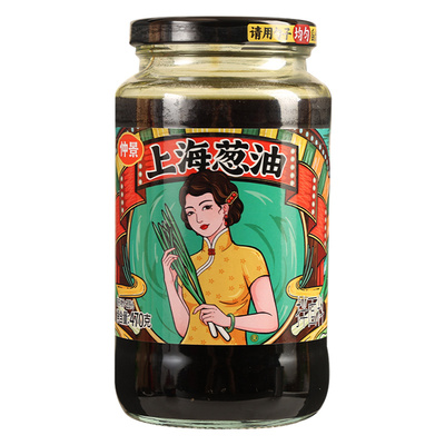 仲景老上海葱油酱470g拌面调味酱