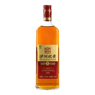 沙洲优黄五年陈1878黄酒
