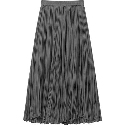 【播奥莱】播商场同款肌理感宽松半裙女24秋优雅长裙BDR8BD8012