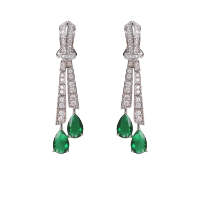 CrayonX设计师款水滴锆石耳环