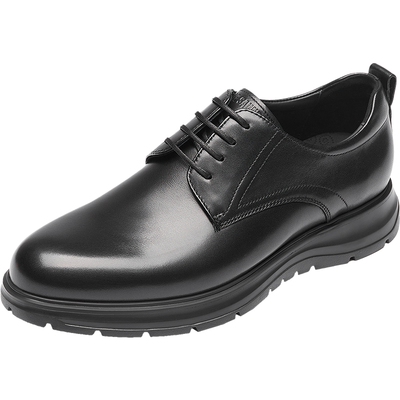 莱尔斯丹商场同款冬新款中年真皮乐福男士皮鞋62001