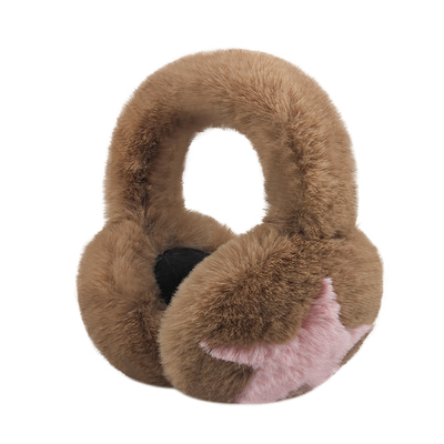 ROUIIEFAO2024仿兔毛耳罩