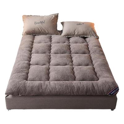 加厚保暖羊羔绒床垫床褥1.5m1.8米榻榻米单人双人床褥子垫被2x2.2