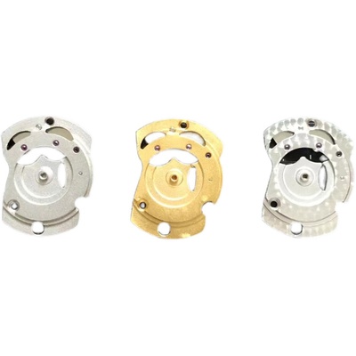 手表配件2824 2836 2846 2834自动夹板自动轮金色银色雕花带夹板