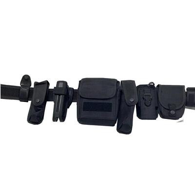新款尼龙新标六件套多功能战术巡逻执勤户外装备武装带男安保腰带