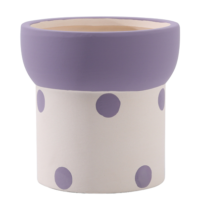 DIY彩绘印刻陶瓷素烧花盆带托盘