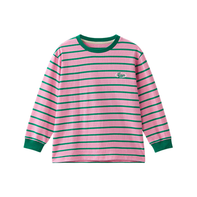 舍予良仓条纹打底衫儿童T恤