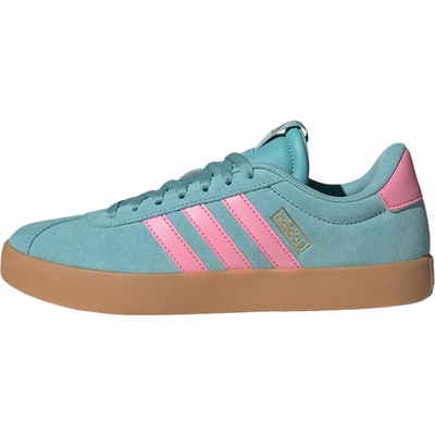 Adidas/阿迪达斯官方正品VLCOURT3.0新款女蓝粉色德训鞋IH6518