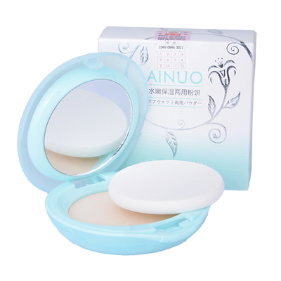 ainuo爱诺水嫩保湿两用粉饼闪光