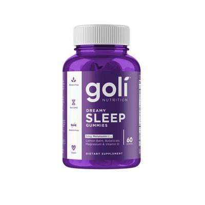 GOLI进口褪黑素5mg助眠软糖60颗