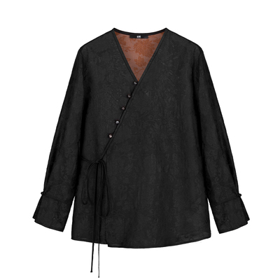 中国丝绸【莨珠记】桑蚕丝上衣