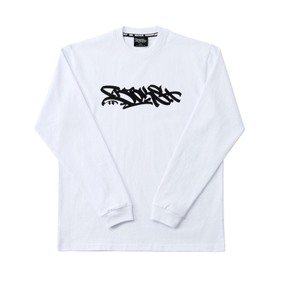 bboy 街舞 宽松t恤 嘻哈 hiphop popping圆领长袖 滑板 涂鸦说唱