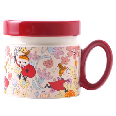 高颜值茶水分离带盖圣诞马克杯