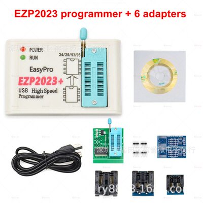EZP2023+ 高速SPI FLASH编程器 24/25/93 bios 25T80烧录脱机复制