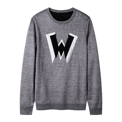 加绒内里休闲长袖针织衫