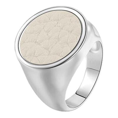 TIKOO圆盘皮革食指戒指