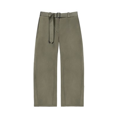 Unawares.几何感解构弯刀长裤