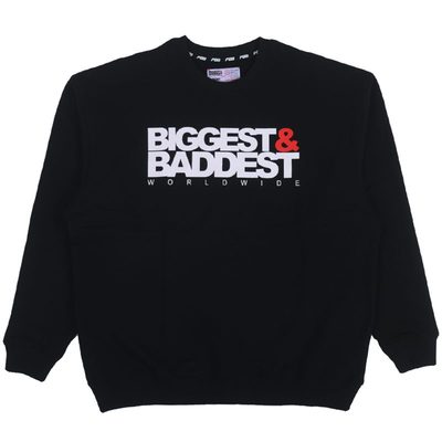 BIGGESTBADDEST经典款圆领卫衣