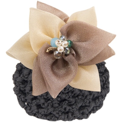 高大上！职业头花发网绢纱网兜