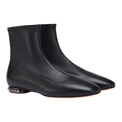 CASADEI/卡桑蒂铆钉鞋跟短靴