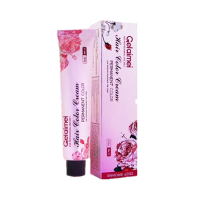 黑茶染发剂膏女2025流行色自己在家蓝黑潮色染发泡泡沫纯植物脏橘