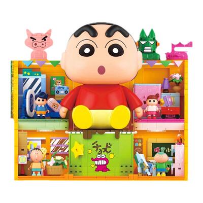 拼装积木蜡笔小新礼物益智大作战