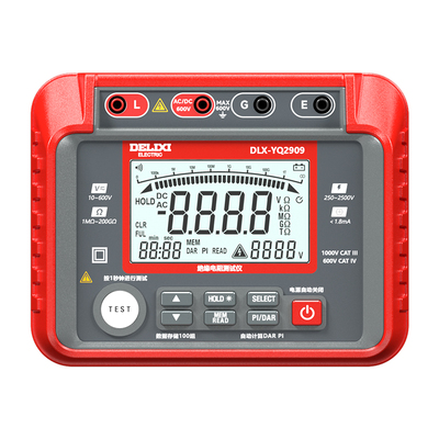 德力西高精度绝缘电阻测试仪