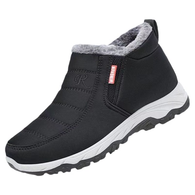 冬季老北京布鞋男士高帮加绒加厚保暖轻便舒适中老年防寒爸爸棉鞋