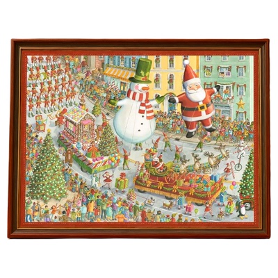 Ravensburger睿思拼图成人版500片圣诞游行高颜值治愈系圣诞快乐