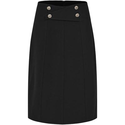 曼德诗半身裙A字裙通勤A摆