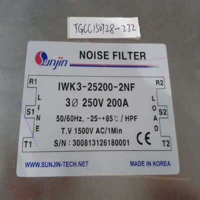 议价SUNJIN 滤波器IWK3-25200-2NF 250V