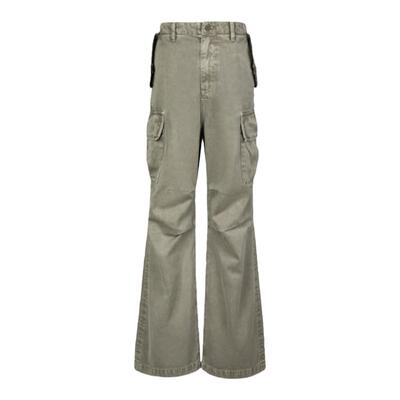 VLABMADEVintage军绿微喇工装裤