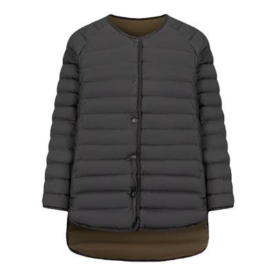 eralnc中长款宽松设计感羽绒服