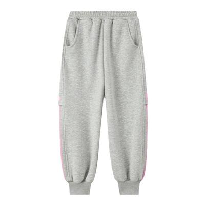 PawinPaw卡通小熊童装秋冬男女童收脚加绒保暖运动长裤