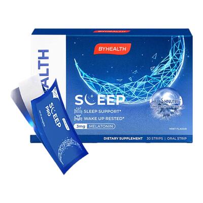 【清仓】BYHEALTH汤臣倍健褪黑素闪睡gaba睡眠片退黑素30片 27.5