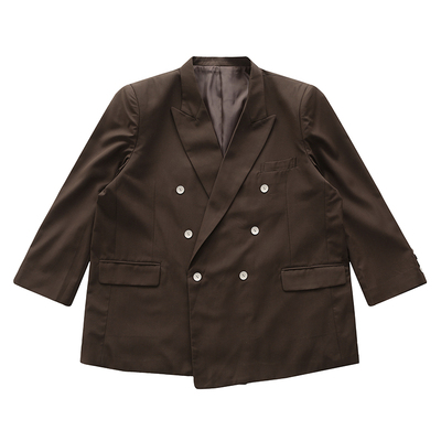 质感复古时装廓形西装